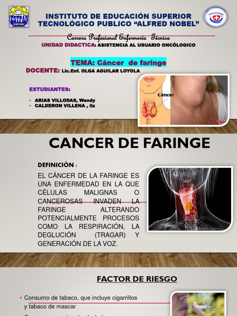 Cancer de Faringe | Descargar gratis PDF | Cáncer | Ciencias de la Salud