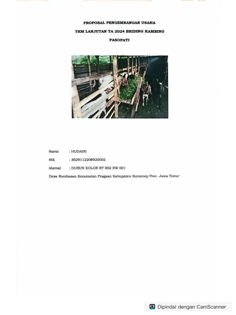 Contoh Proposal TKML | PDF