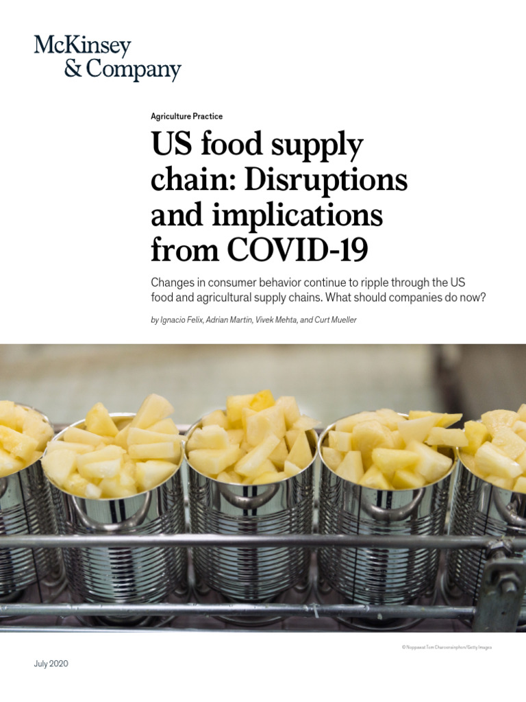 COVID-19: Impact on US Food Supply Chain | PDF | Grocery Store | Retail