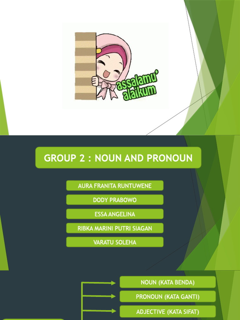 Noun and Pronoun. Group 2 | PDF | Noun | Pronoun