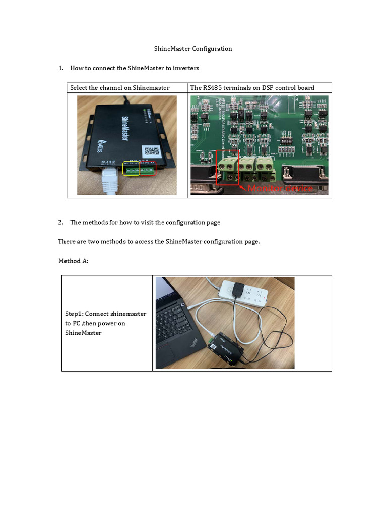4.shinemaster Configuration | PDF