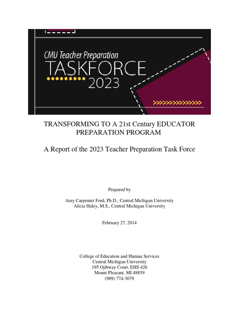 TRANSFORMING TO A 21st Century EDUCATOR PREPARATION PROGRAM A Report of ...