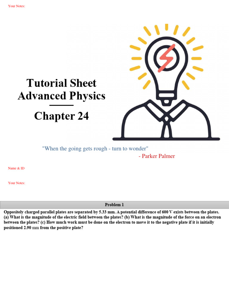 [Sheet] Electric Potential | Download Free PDF | Capacitor | Capacitance