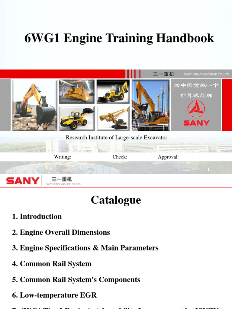 14 - Treinamento Do Motor 6WG1 | PDF | Fuel Injection | Engines