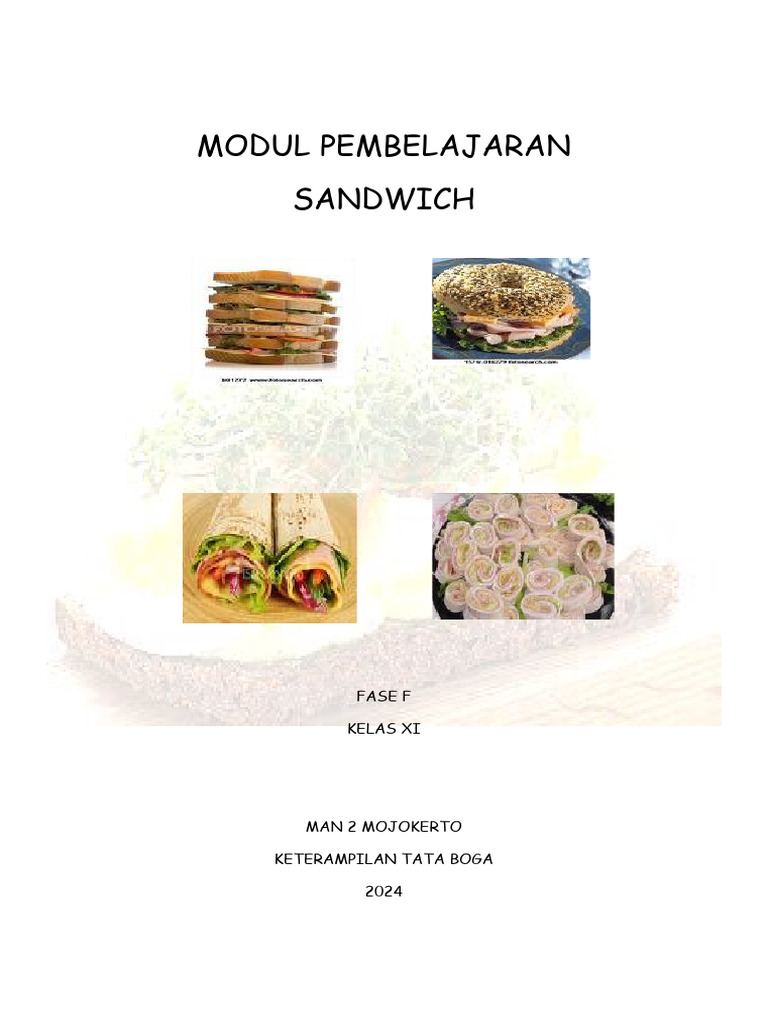 Modul Sandwich | PDF