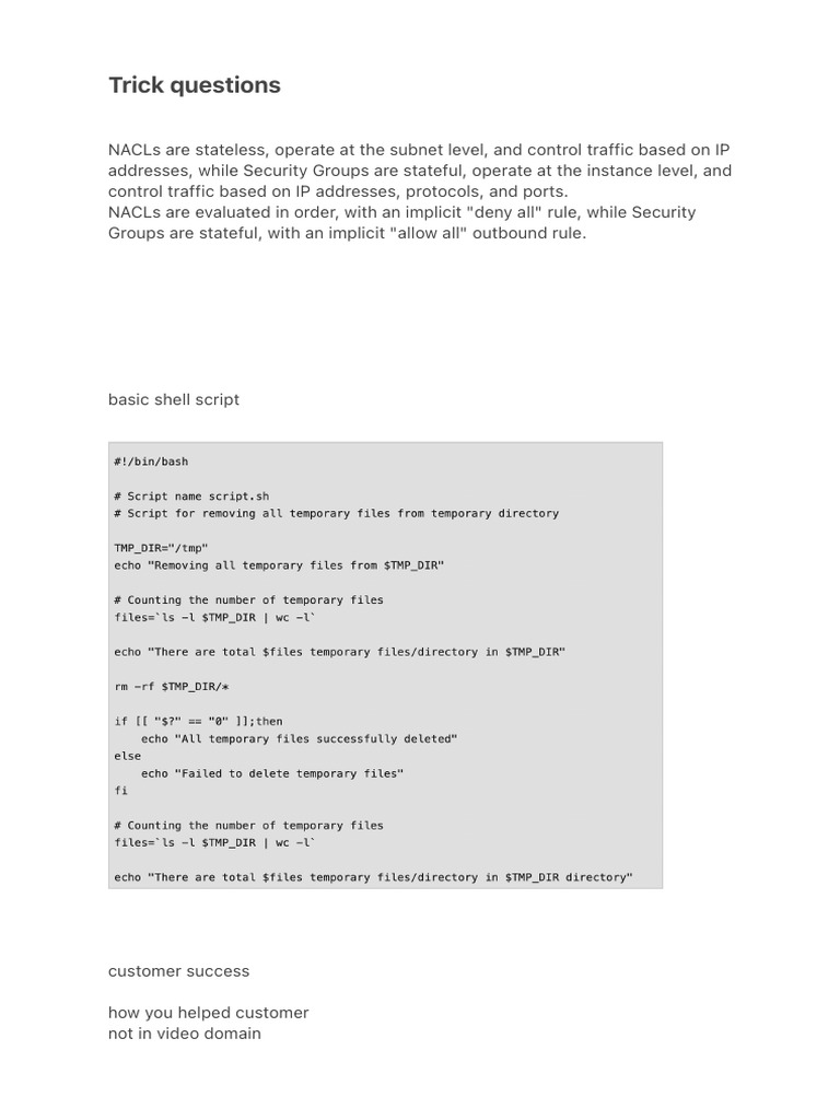 Trick Questions | PDF | Computing | Software Development