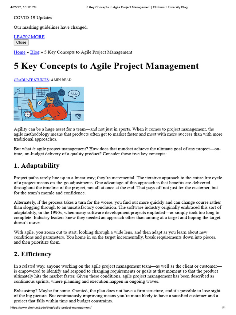 5 Essential Agile Project Management Concepts | PDF | Agile Software ...