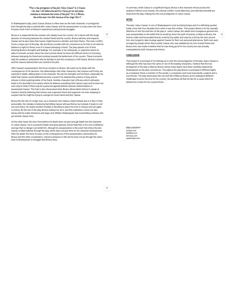 Julius Caesar-Google Docs | PDF | Julius Caesar | Mark Antony