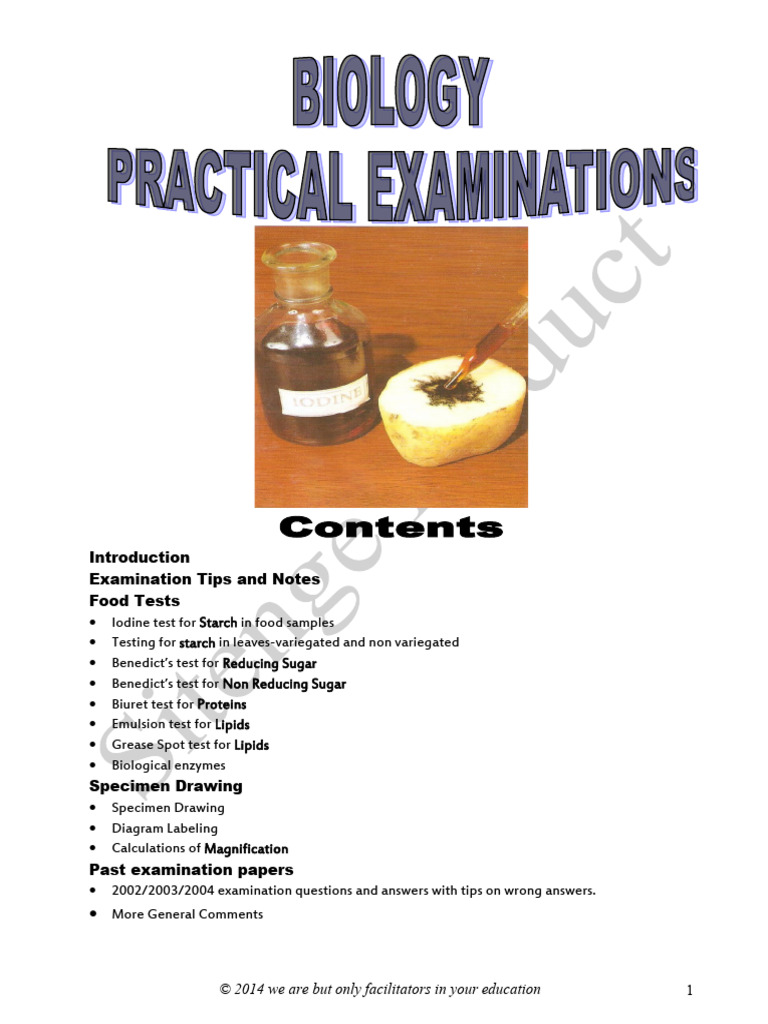 Revised Practical Biology Pdf Chemical Compounds Chemical Substances