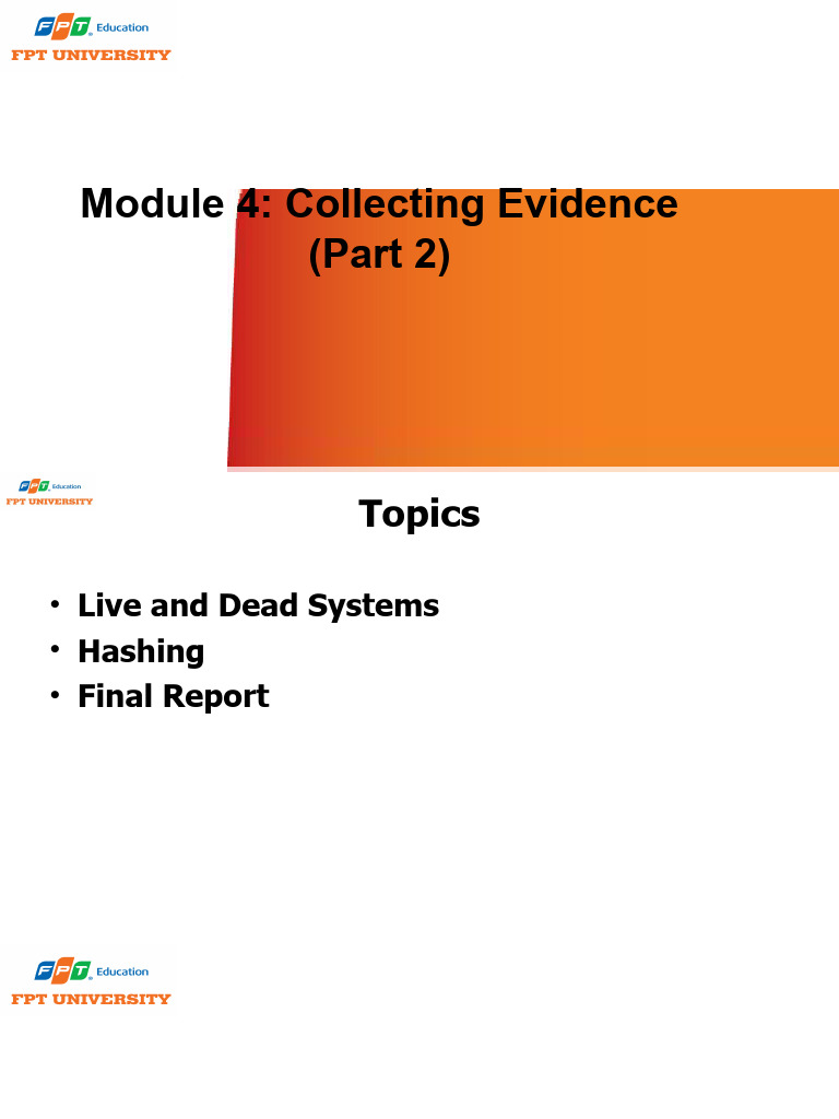 Module 4-2 - Collecting-Evidence | PDF