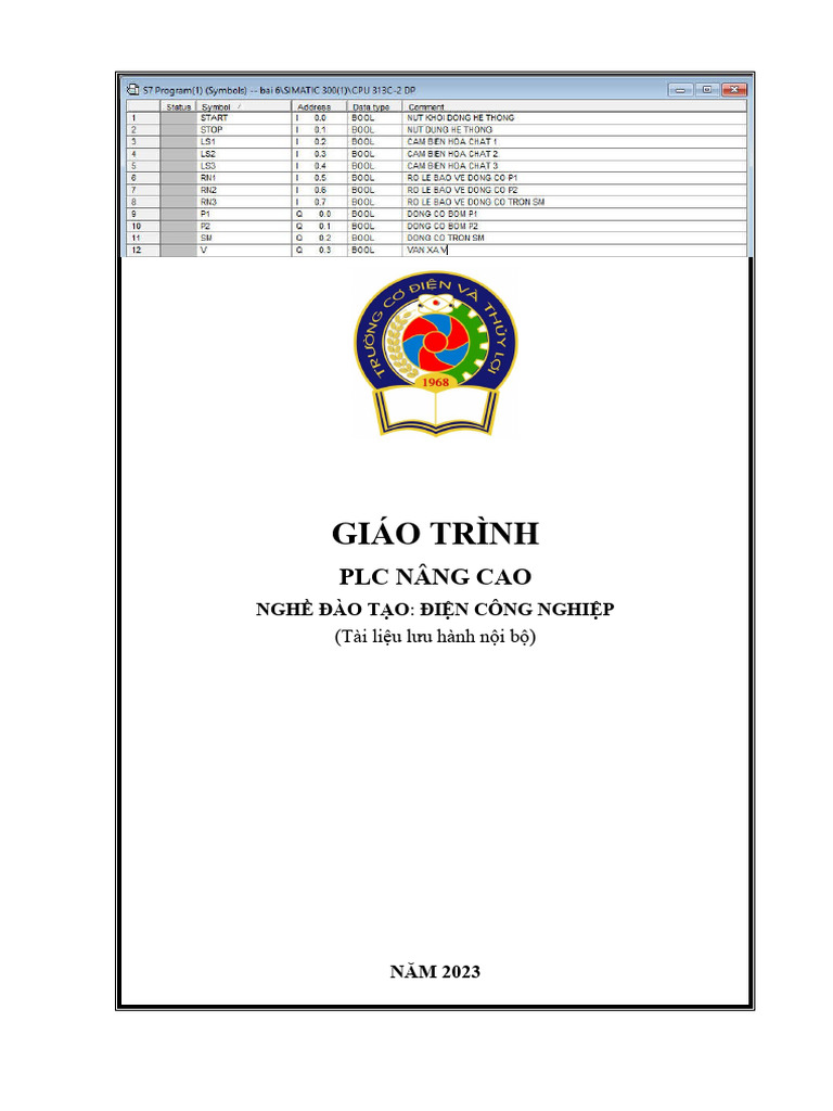 GT PLC Nang Cao 10.1.24 (T109) | PDF