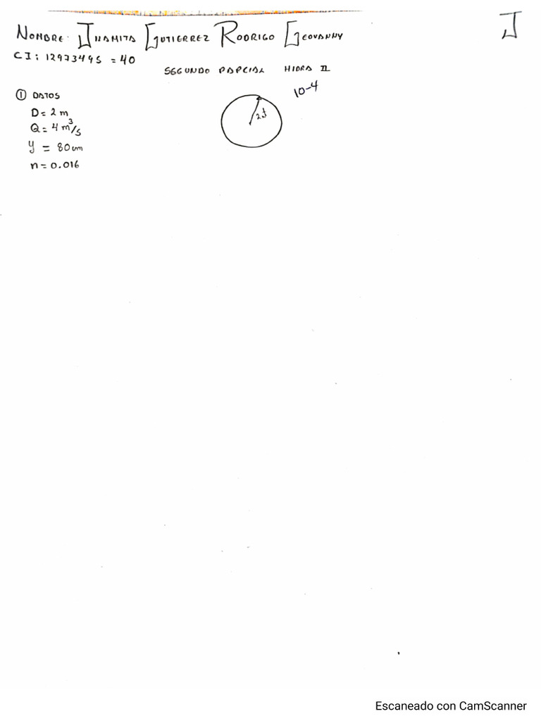 Examen 2 de Hidra 2 | PDF