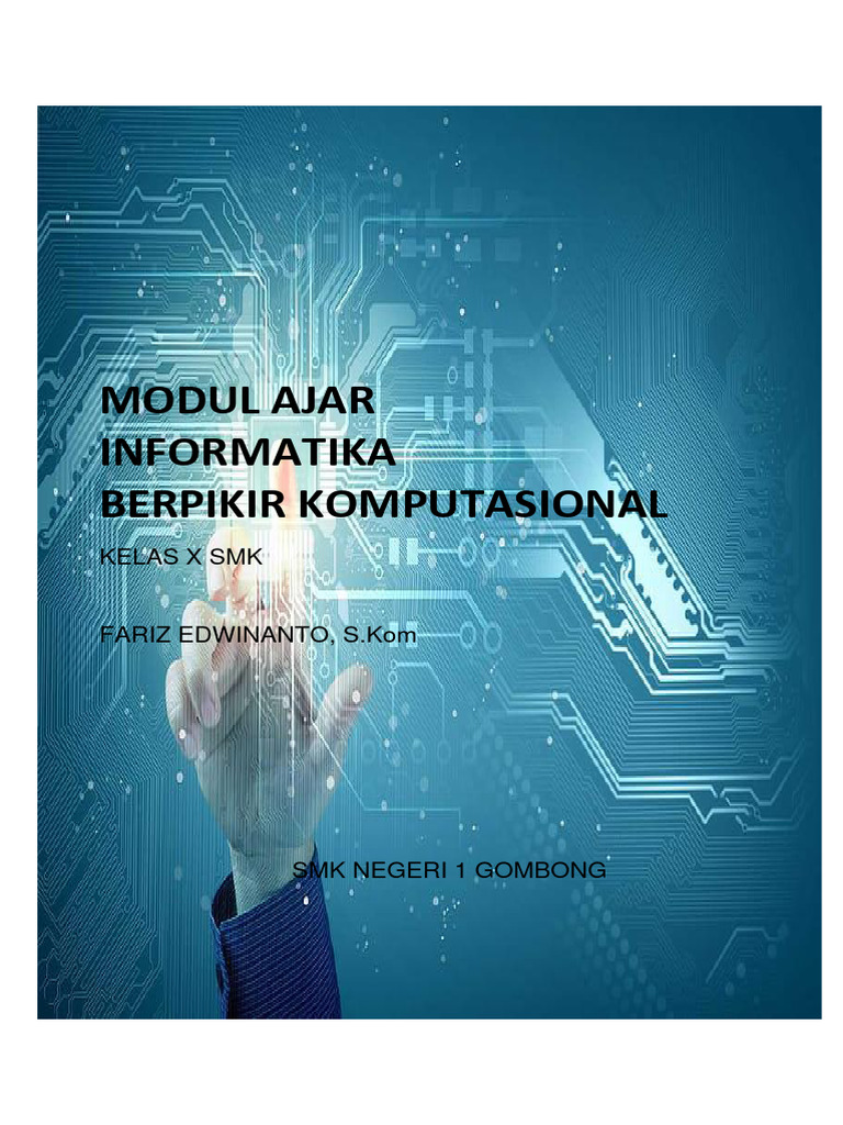 Modul Ajar Informatika 1 - Berpikir Komputasional | PDF