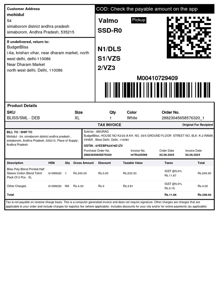 Sub Order Labels 76a1b18f a240 46af Aacf b034f1feec4e | PDF | Invoice ...