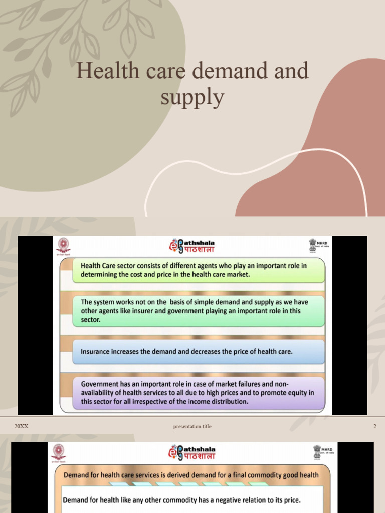 Health Care Market Dynamics | PDF | Health Care | Health Economics