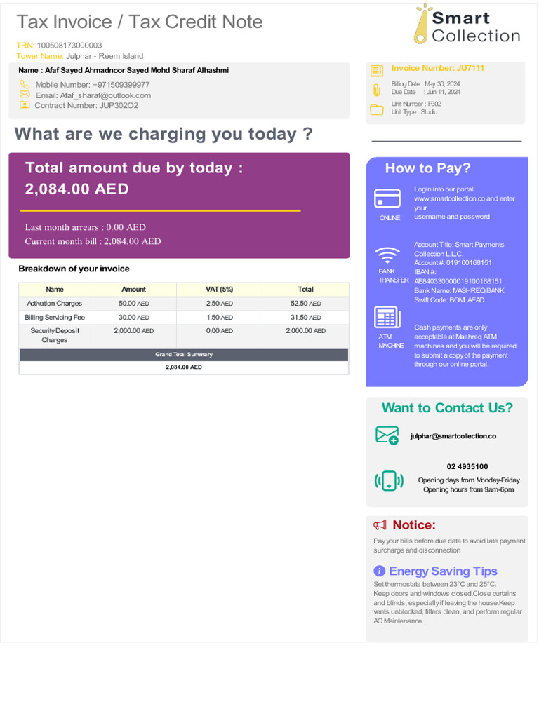 Invoice | PDF | Fee | Payments