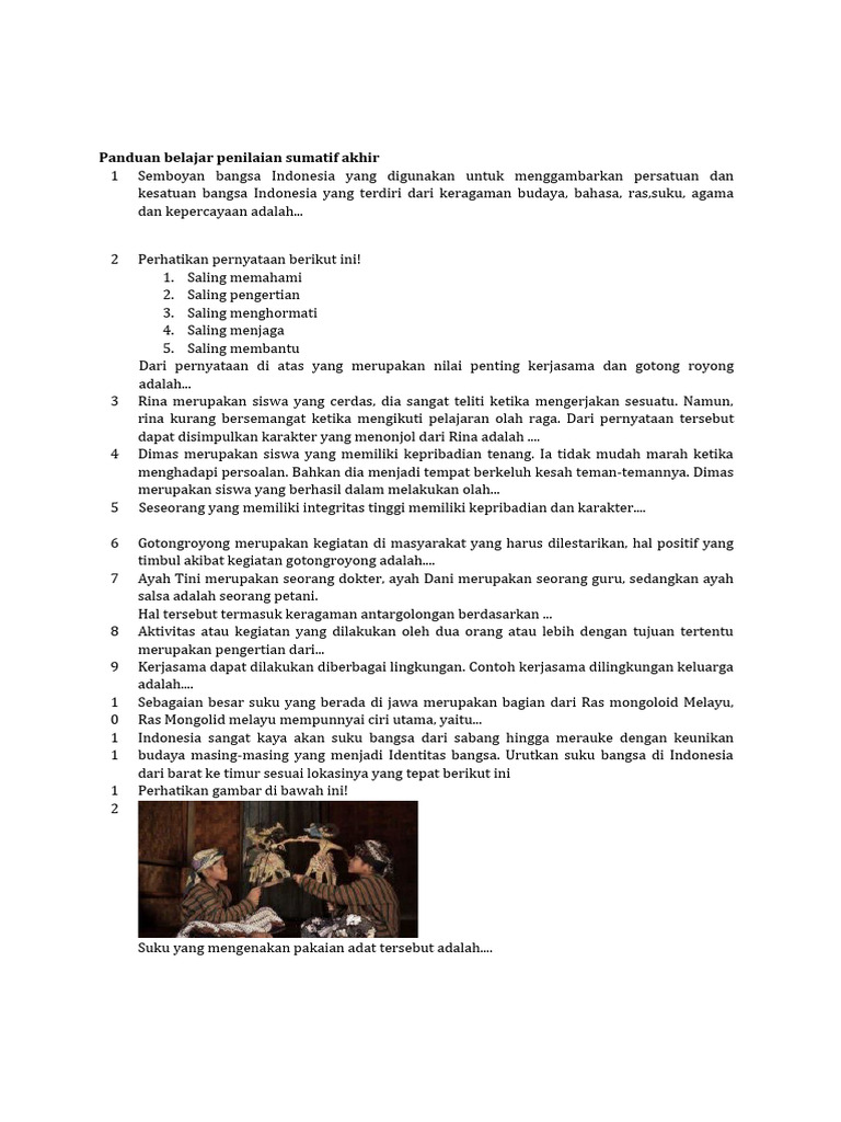 Panduan Belajar PSAT Kelas 7 | PDF