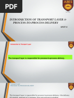 Lecture 4.1 Transport Layer - Process-to-Process Delivery | PDF | Port (Computer Networking ...