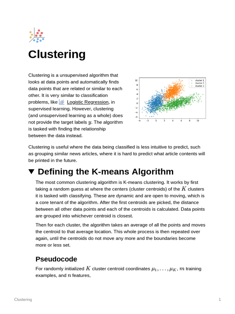 Clustering | Download Free PDF | Cluster Analysis | Computational Neuroscience