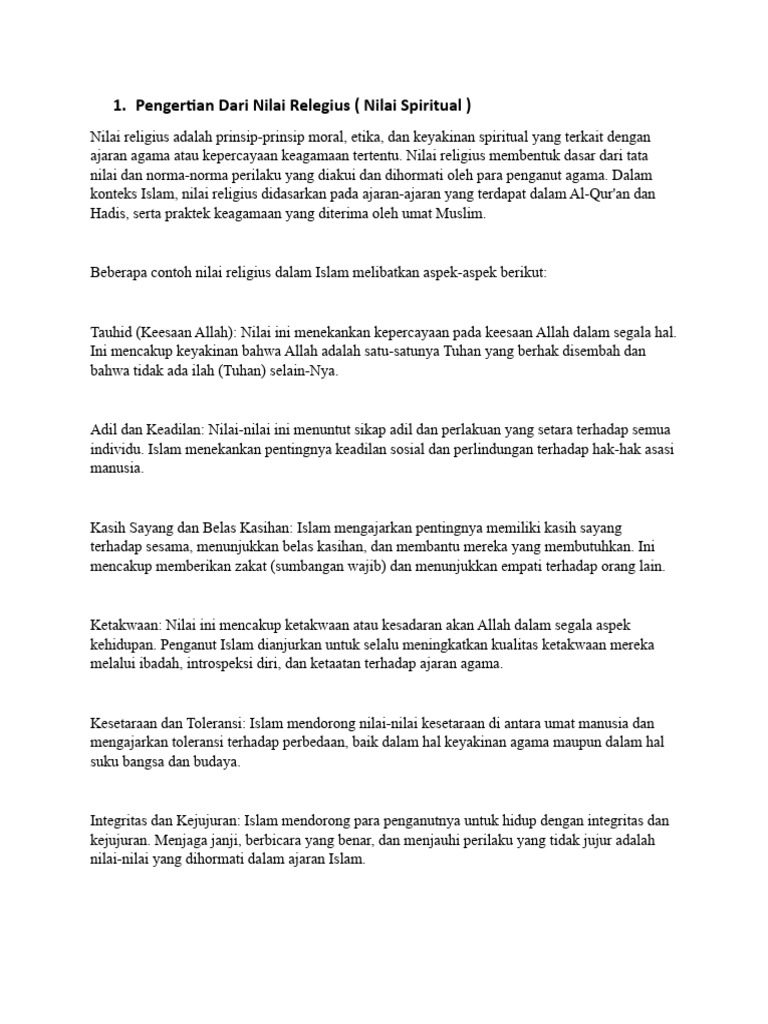 AKTIVITAS 2 Eksplorasi Religius | PDF | Karier & Perkembangan | Agama & Spiritualitas
