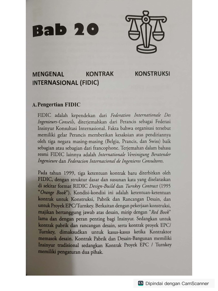 Bab 20 Hukum Fidic | PDF