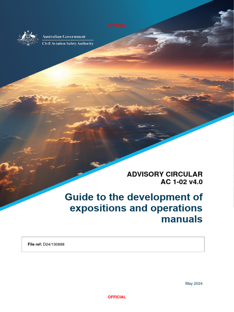 Advisory Circular 01 02 Guide Preparation Expositions Operations ...