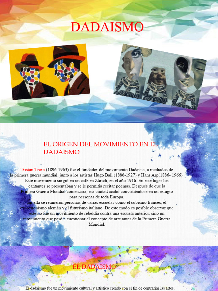 Orígenes y características del Dadaísmo | PDF | Modernidad | Estilo