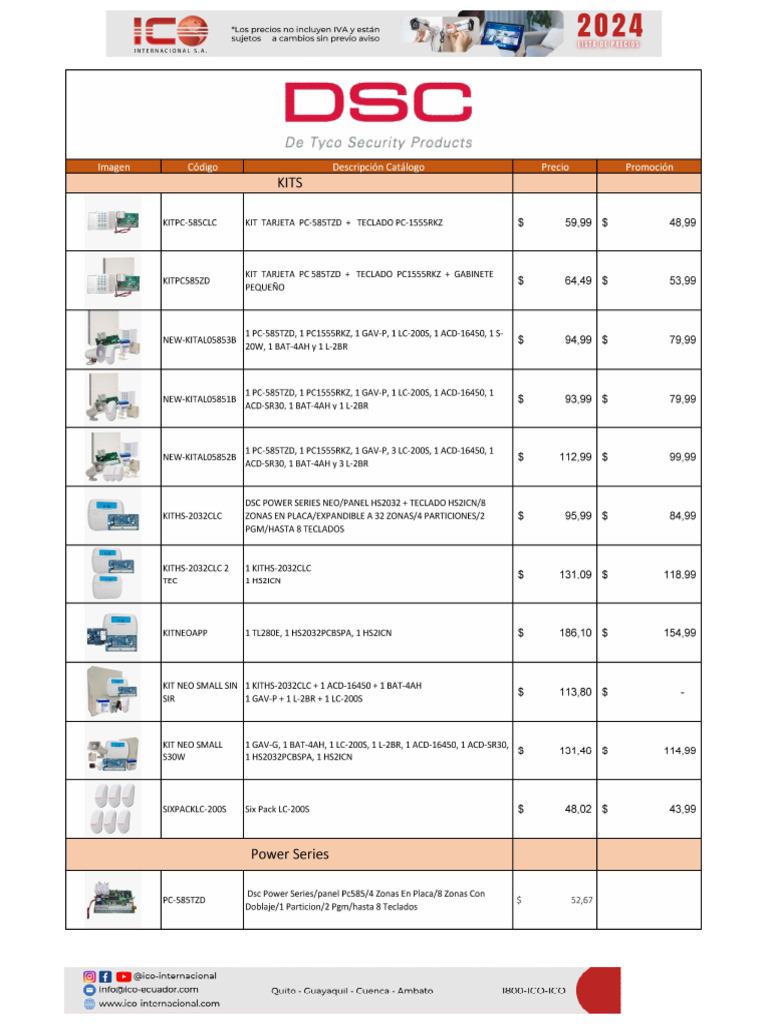 Catalogo DSC | PDF | USB | Bienes manufacturados