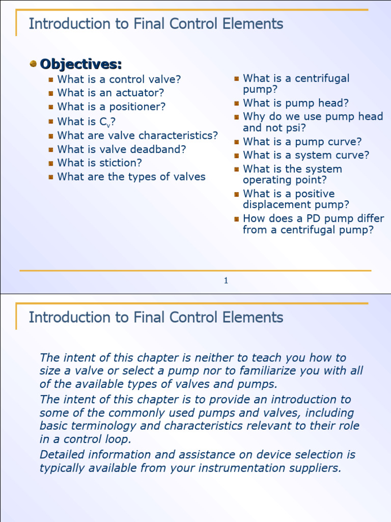 Section 07 Intro To Valves | PDF | Valve | Actuator