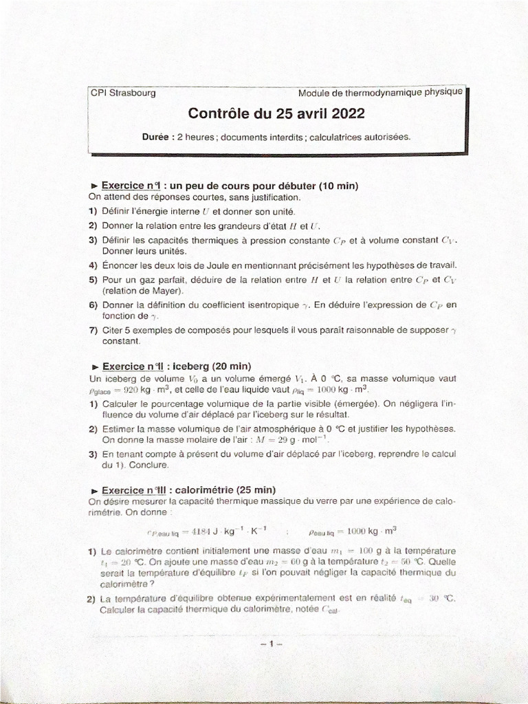 DS Final Thermo | PDF