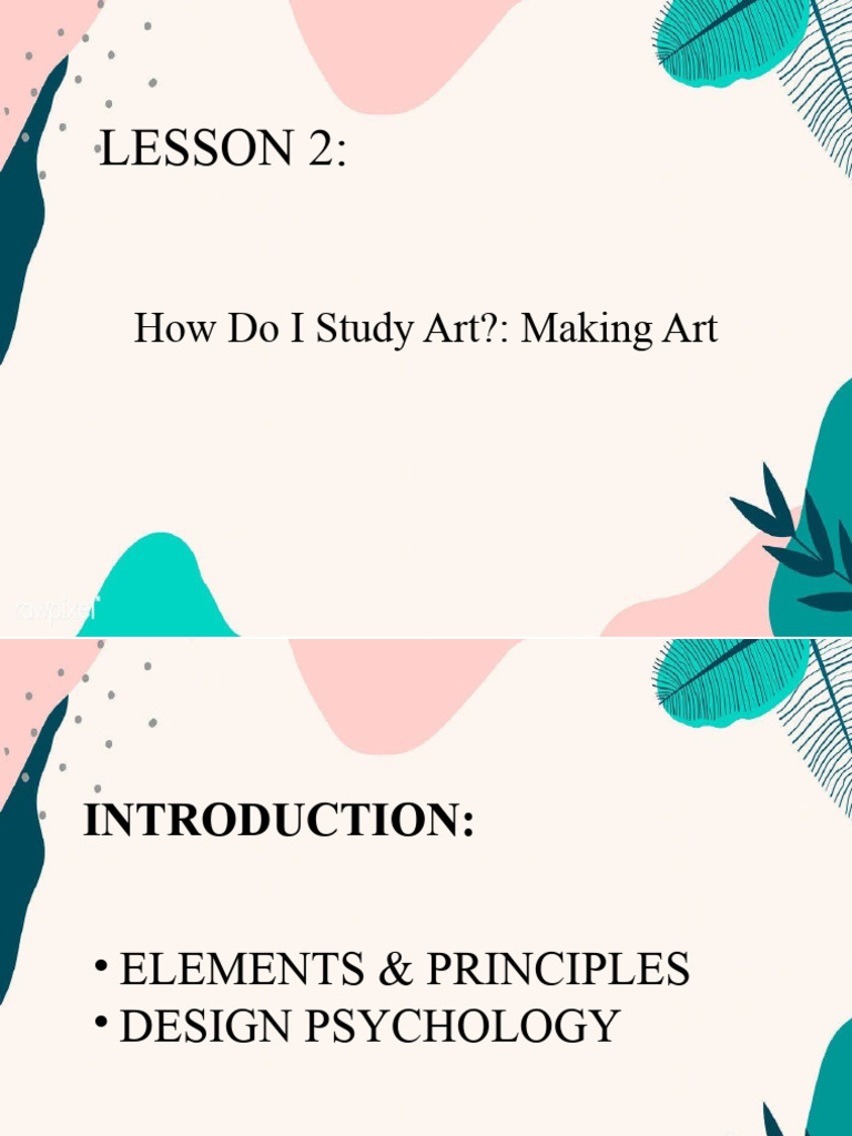 Lesson 2 Download Free Pdf Composition Visual Arts Psychology