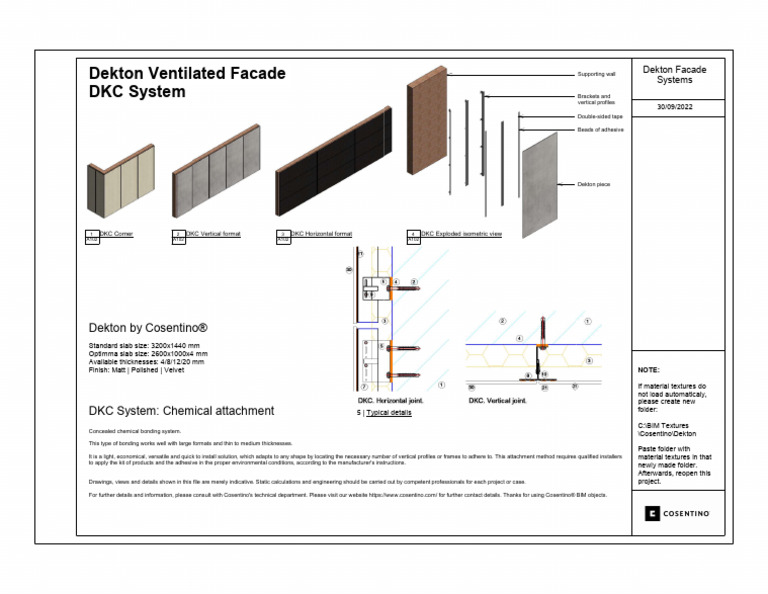 Dekton DKC Facade System | PDF | Adhesive | Building Engineering