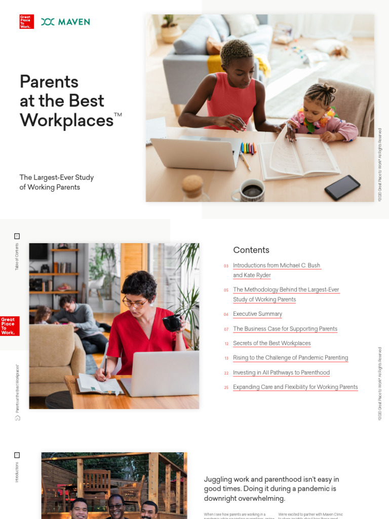 2020_Parents at the Best Workplaces | PDF | Occupational Burnout ...