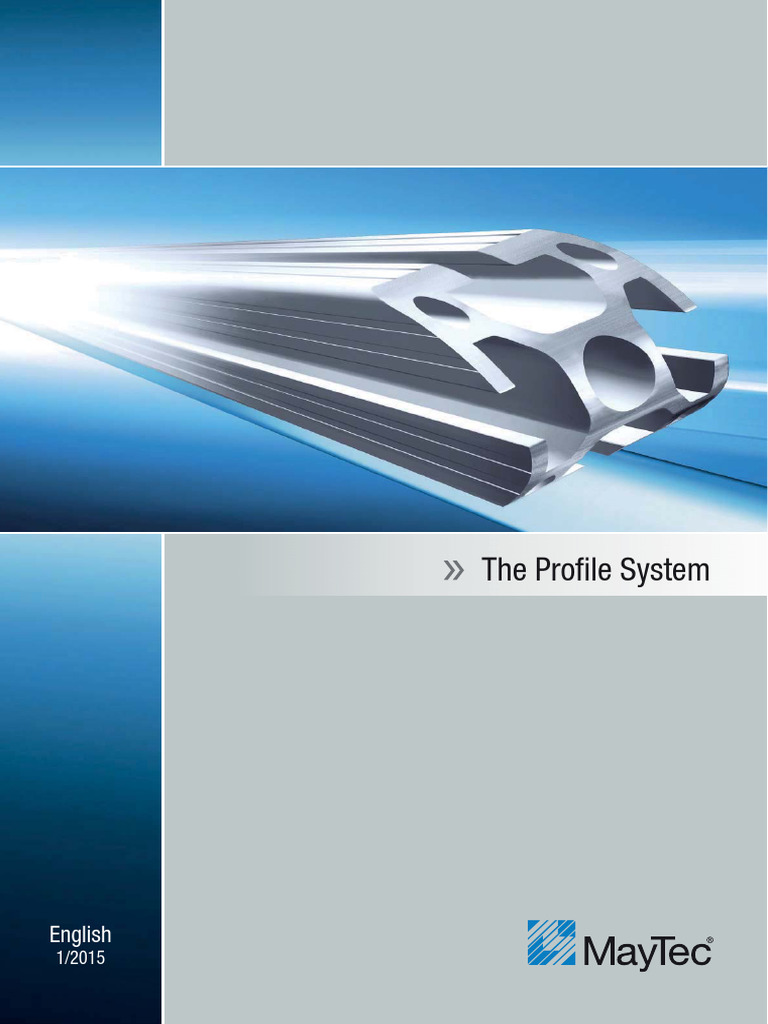 Maytec Profile System | PDF | Electrical Connector | Screw