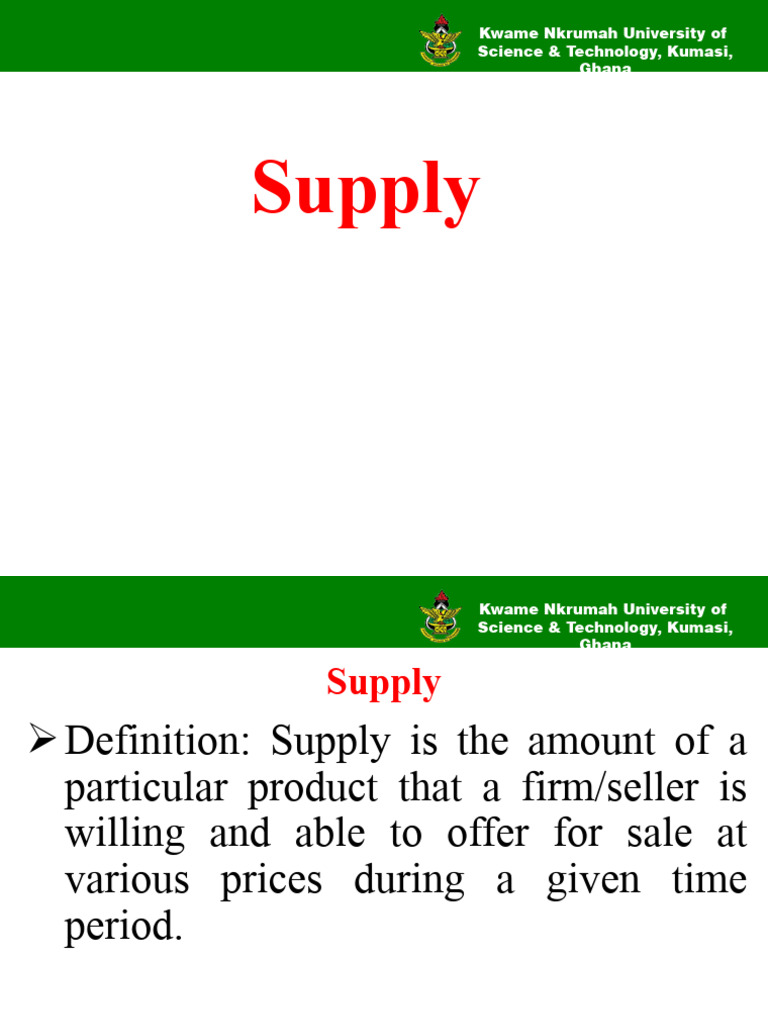 Econ 151 Lecture 2B | PDF | Supply (Economics) | Economic Equilibrium
