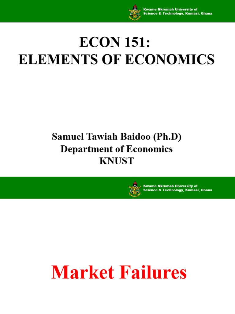 Econ 151 Lecture 6 | PDF | Externality | Marginal Cost