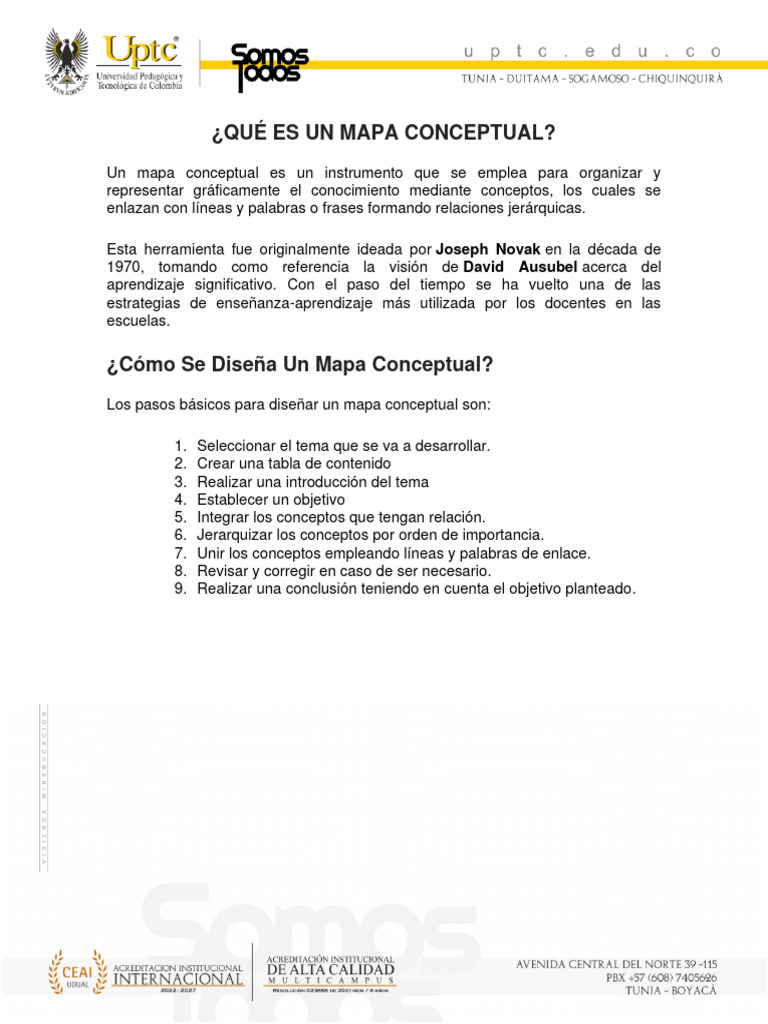 Guía para Crear Mapas Conceptuales | PDF