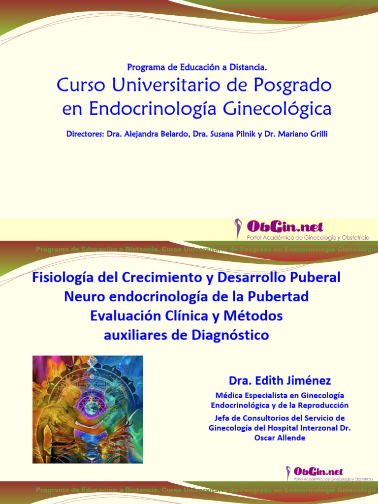 Fisiología Del Crecimiento y Desarrollo Puberal | PDF | Adolescencia ...