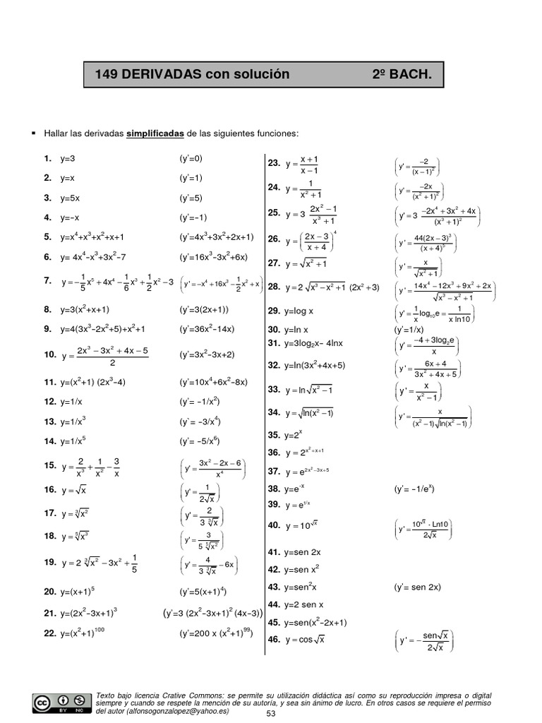 Derivadas | PDF