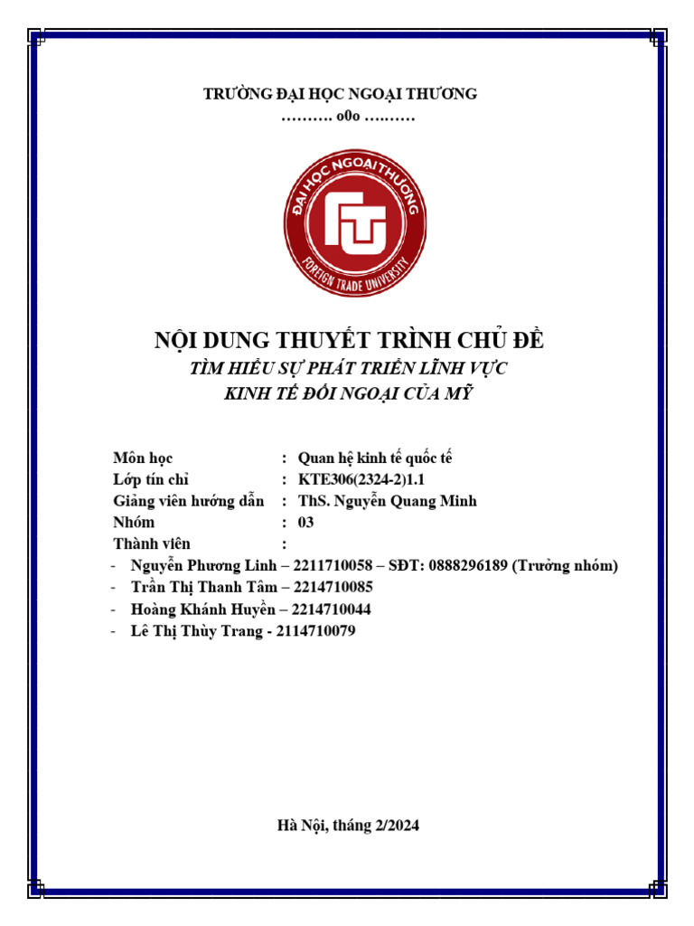 NDTT Nhóm 3 - KTĐN M | PDF