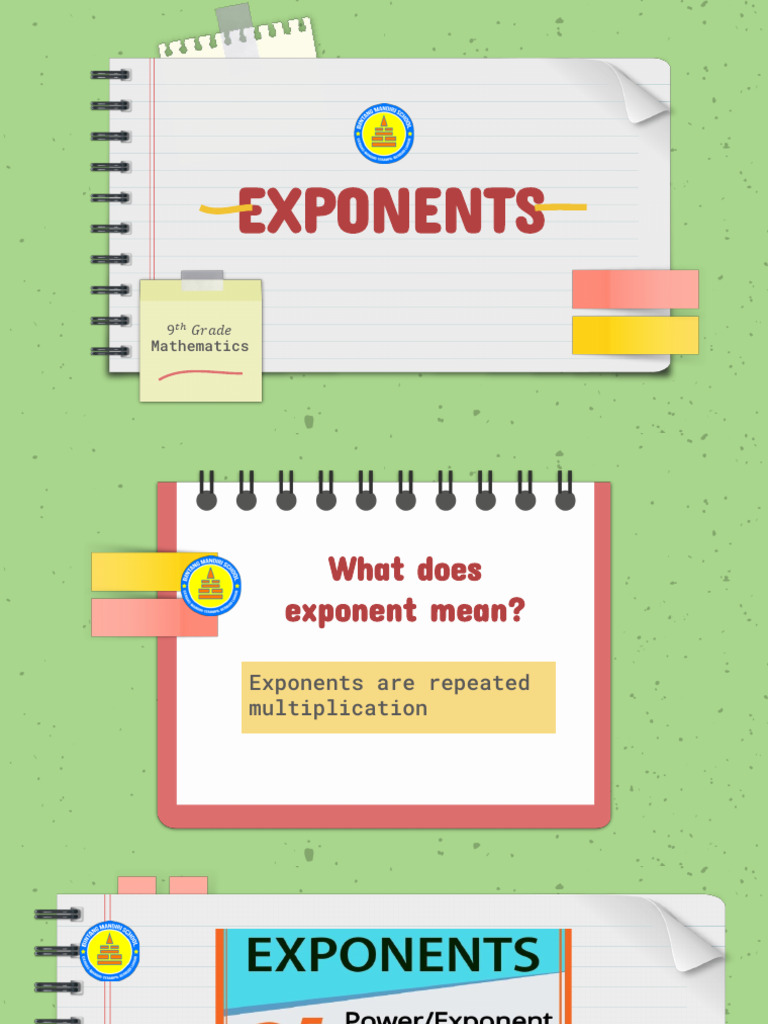Exponent Introduction | PDF | Career & Growth | Language Arts & Discipline