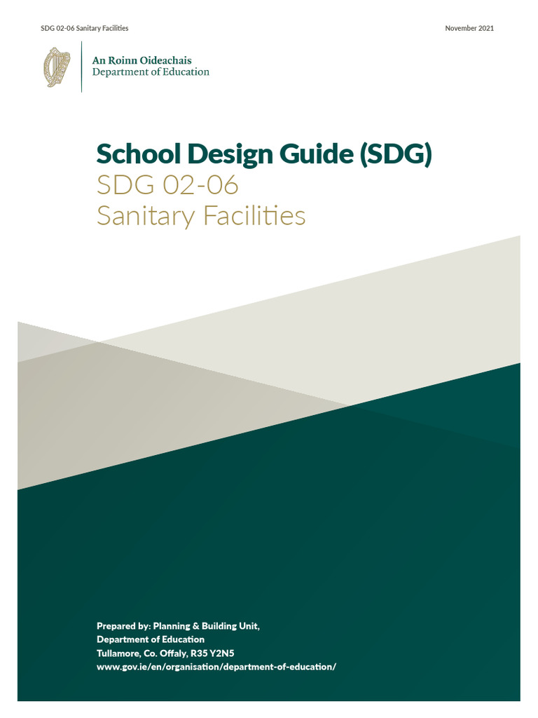 School Design Guide Sanitary Facilities | PDF | Art
