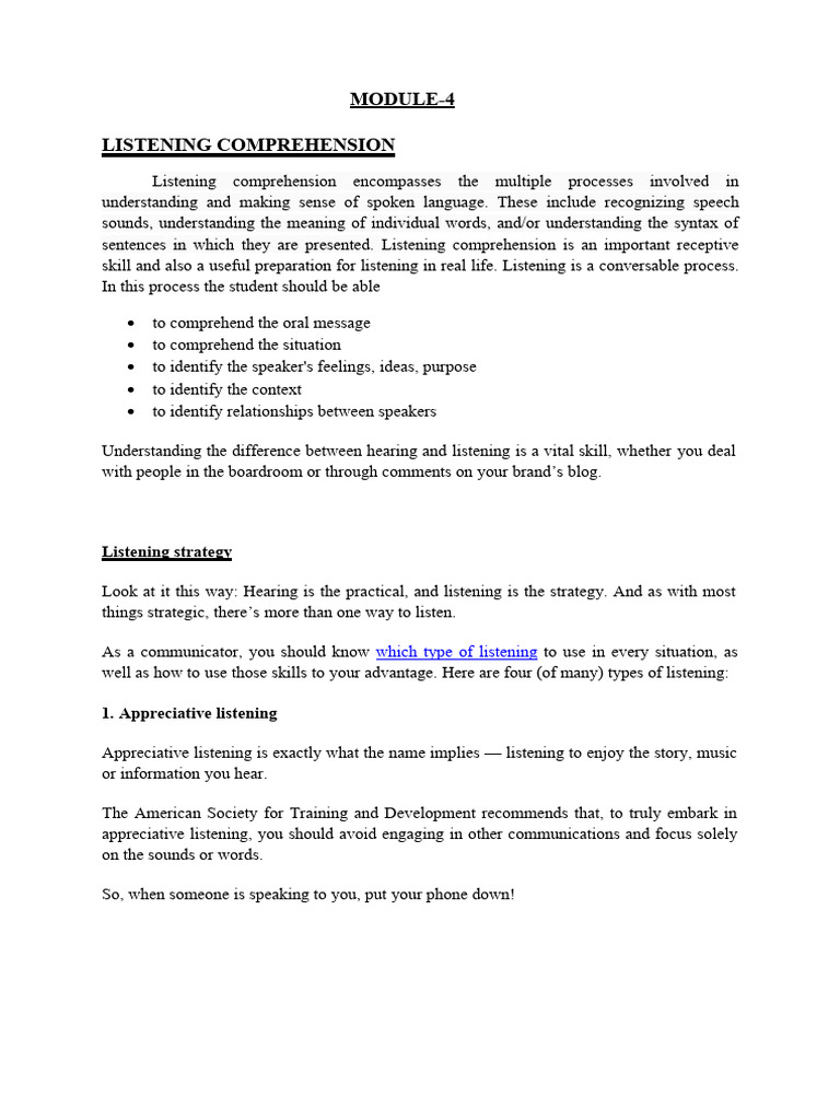 Pwse Module 4 | PDF | Blog | Reading Comprehension