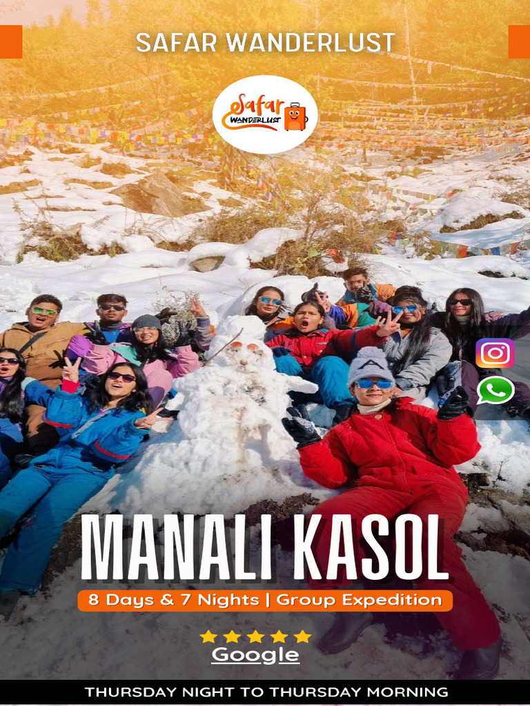 Manali Kasol Ex Indore 2023 PDF | PDF