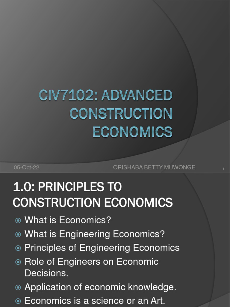 Engineering Economics Guide | PDF | Depreciation | Economics