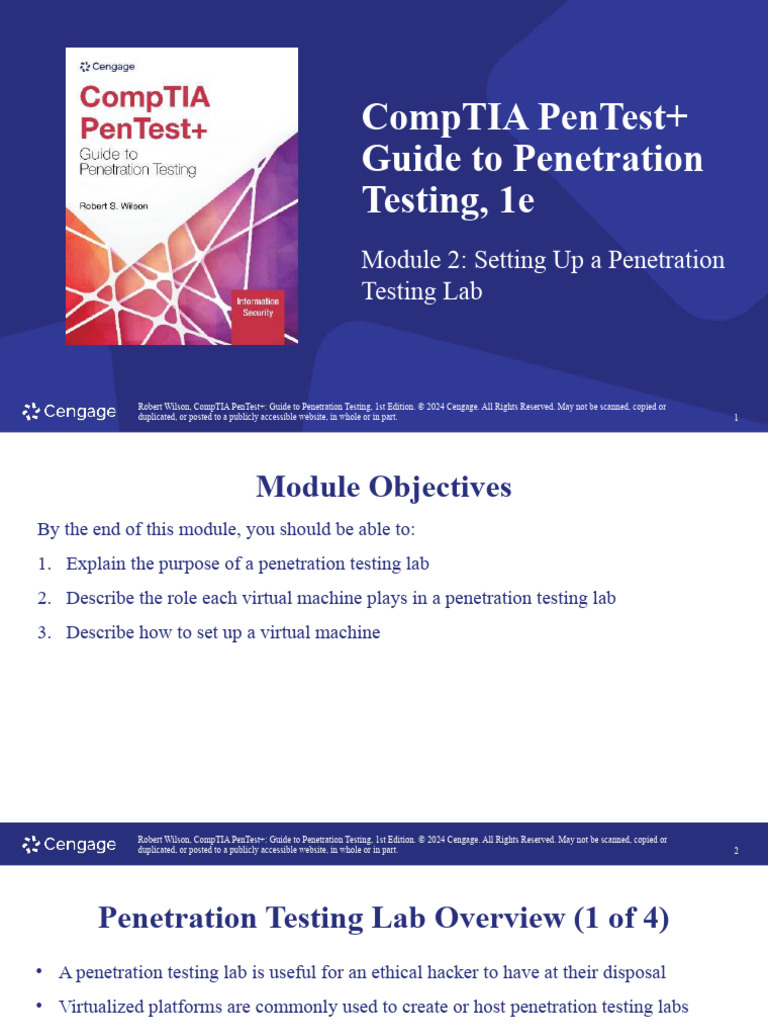 PenTest+ PowerPoint 2 | PDF | Penetration Test | Virtual Machine