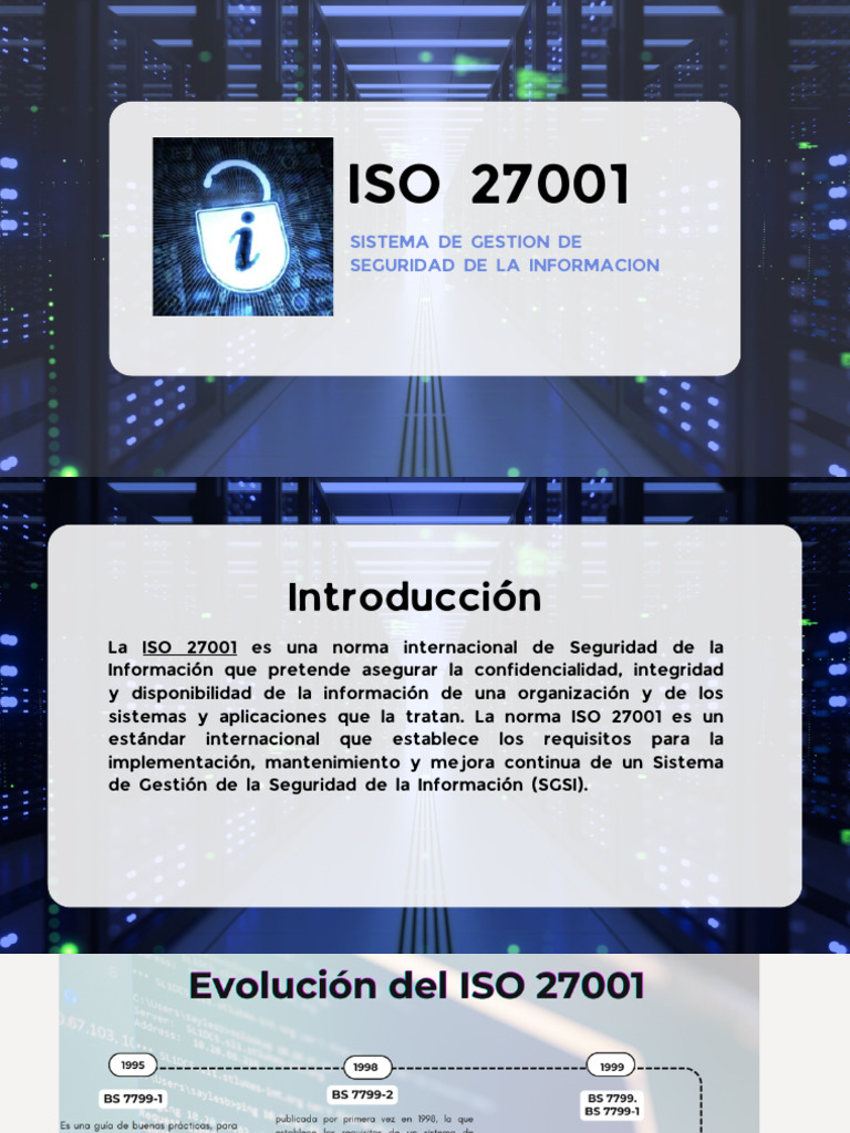 ISO 27001 presentacion final 2 | Descargar gratis PDF | La seguridad ...