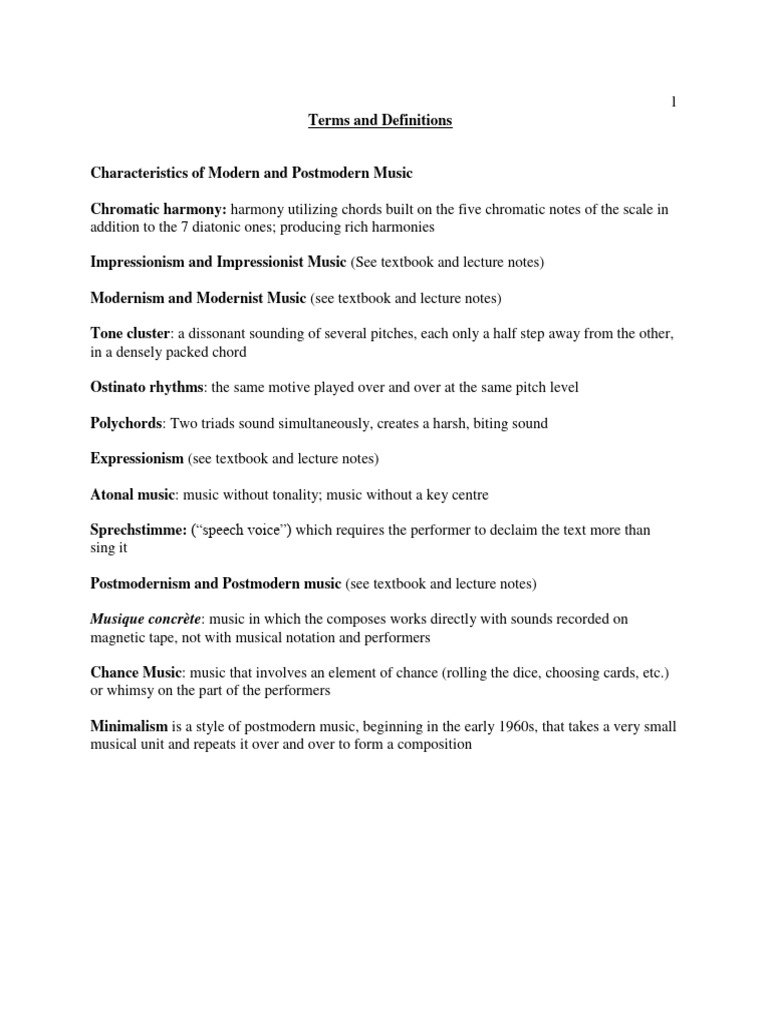 Musique Concrète: Music in Which The Composes Works Directly With ...