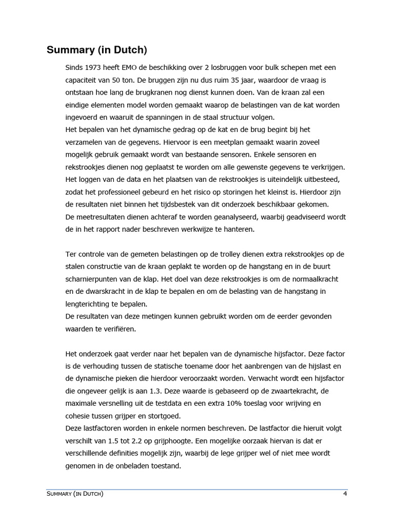 Summary (In Dutch) | PDF