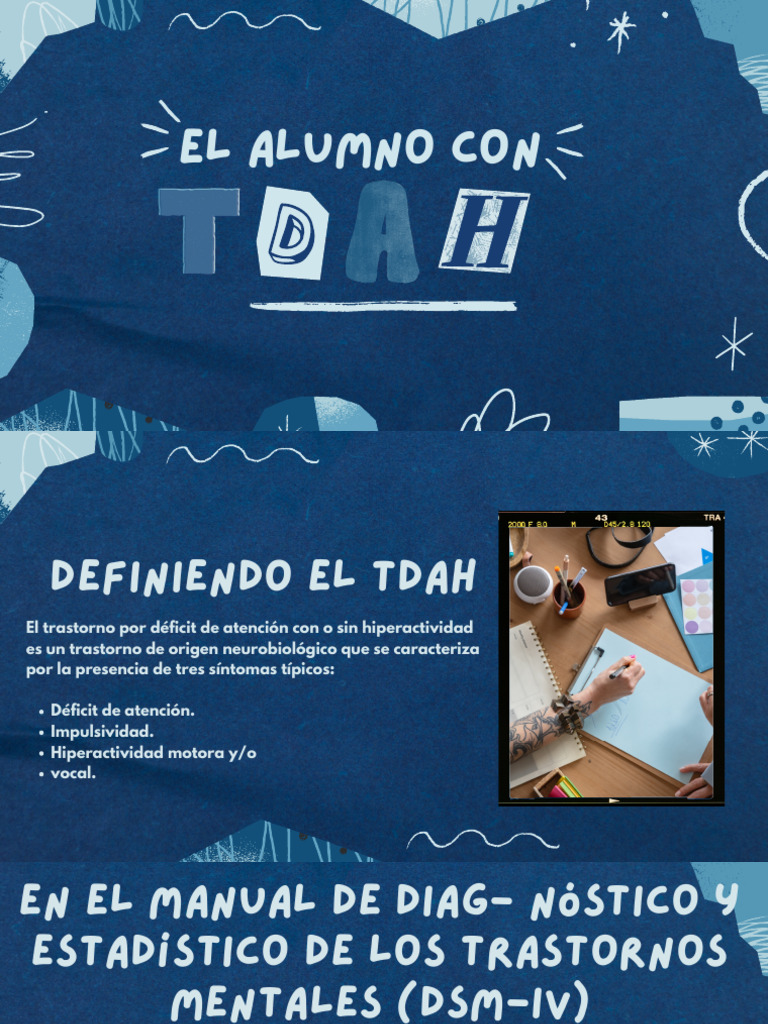 Definición y tratamiento del TDAH | PDF | Desorden hiperactivo y ...